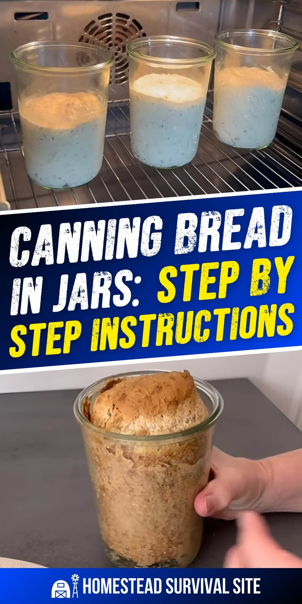 Canning Bread in Jars: Step by Step Instructions - Homestead Survival Site