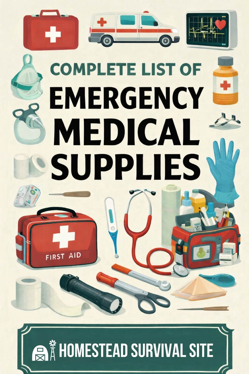 Daily Survival: Complete List of Emergency Medical Supplies