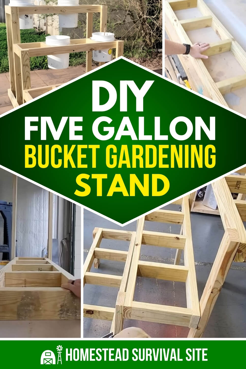 DIY 5-Gallon Stand for Bucket Gardening