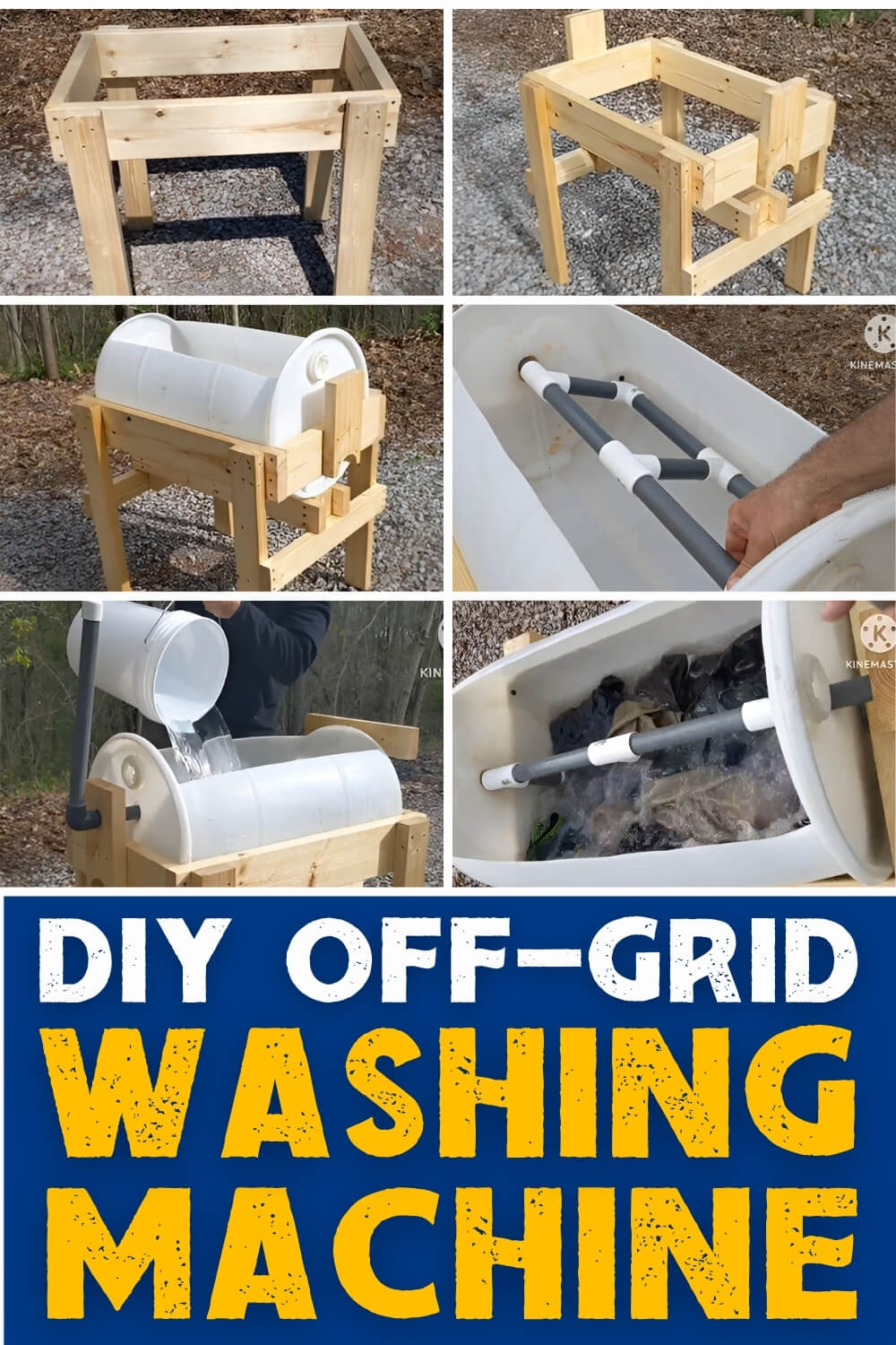 DIY Off Grid Washing Machine