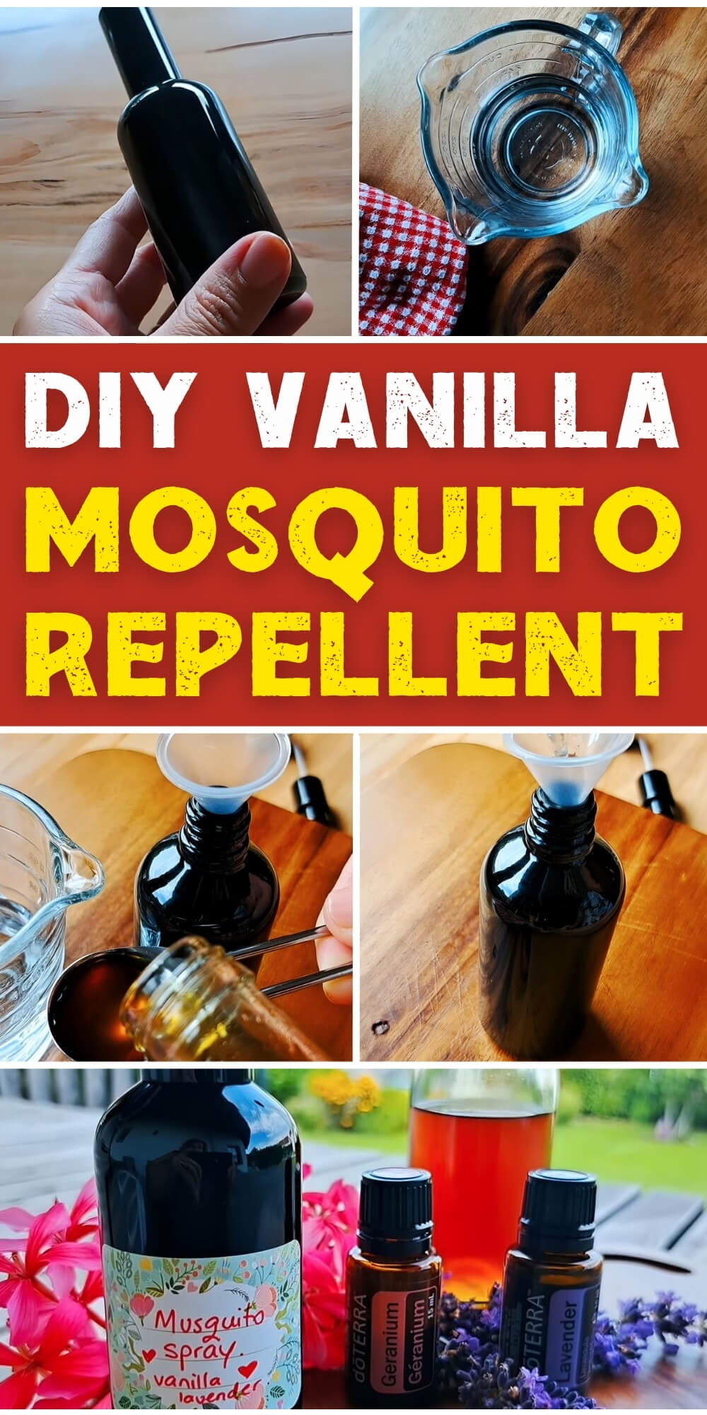 DIY Vanilla Mosquito Repellent