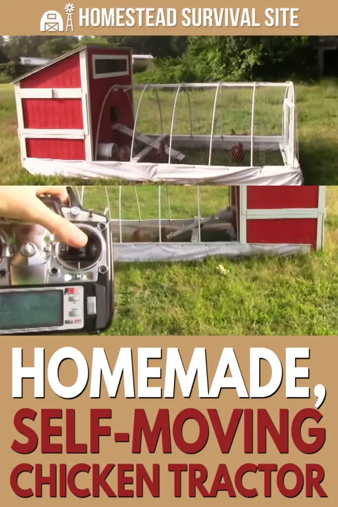 Homemade, Self-Moving Chicken Tractor