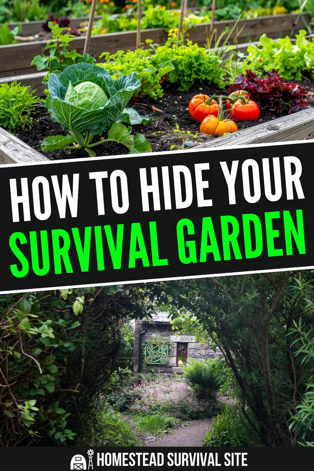 How to Hide Your Survival Garden