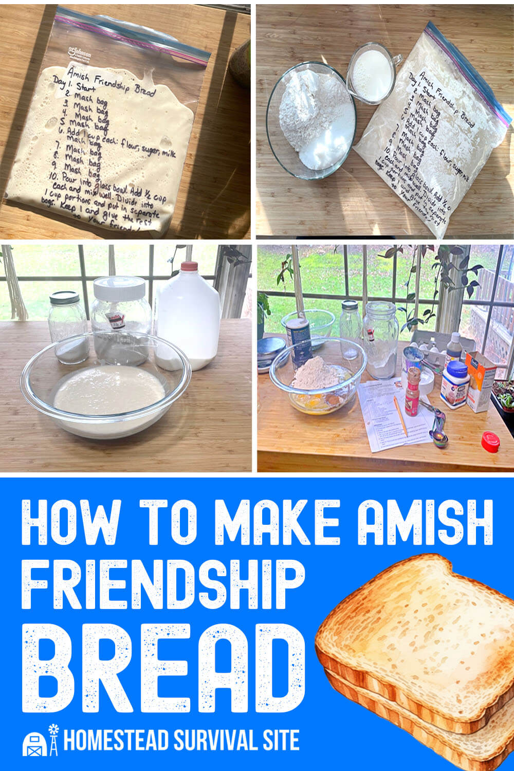 How to Make Amish Friendship Bread