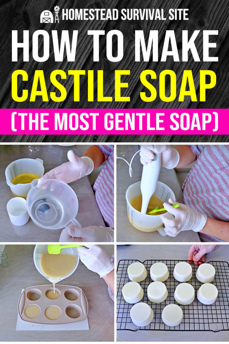 How to Make Castile Soap (The Most Gentle Soap!)