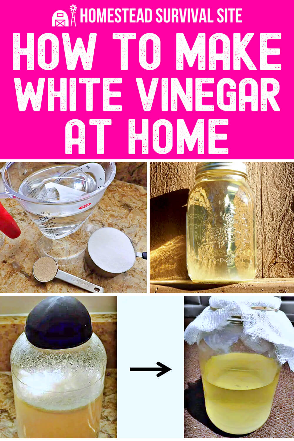 How to Make White Vinegar at Home
