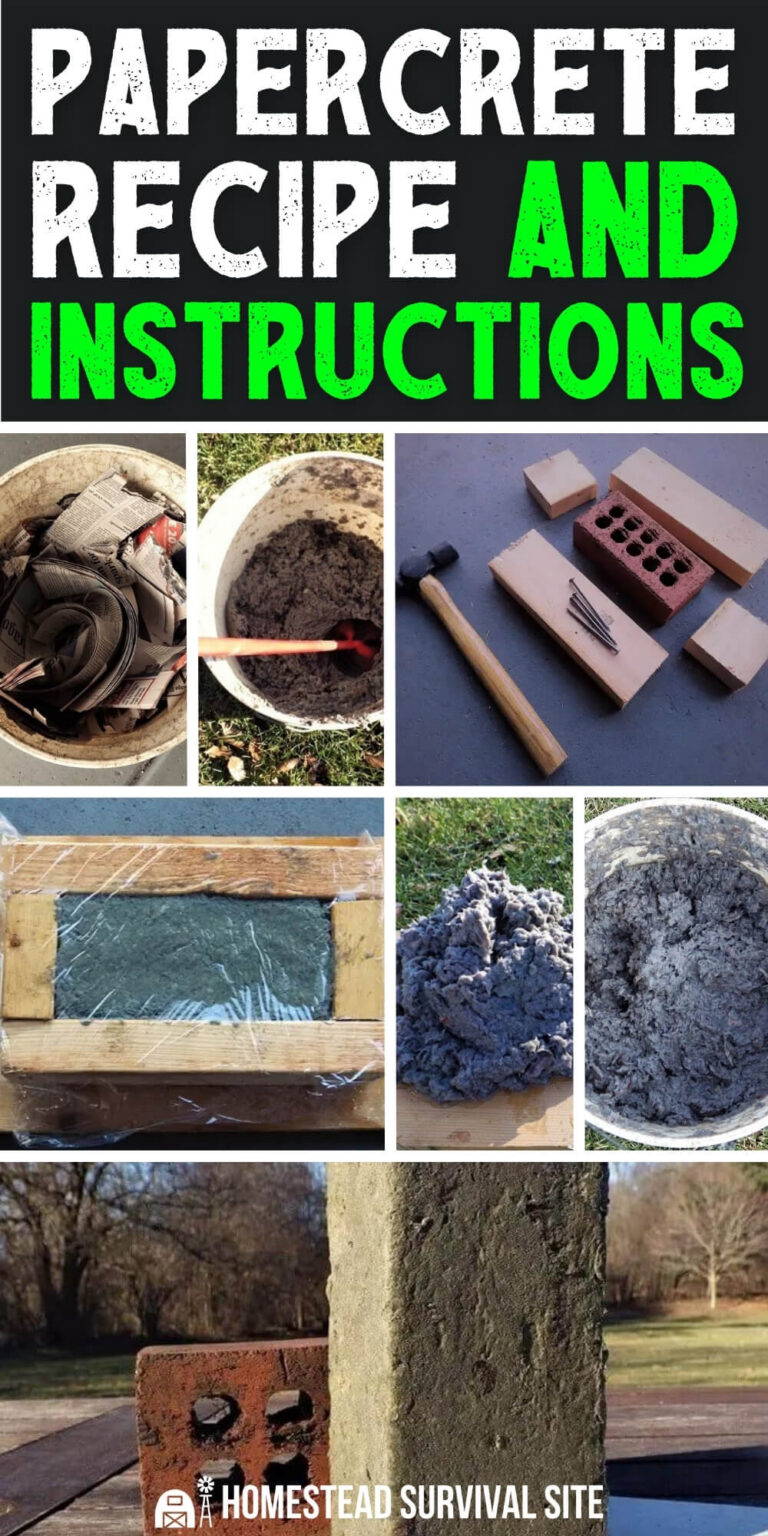 Papercrete Recipe and Instructions