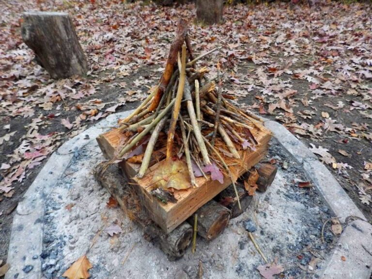 How to Start a Fire Even If The Wood Is Wet