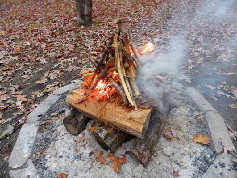 How to Start a Fire Even If The Wood Is Wet